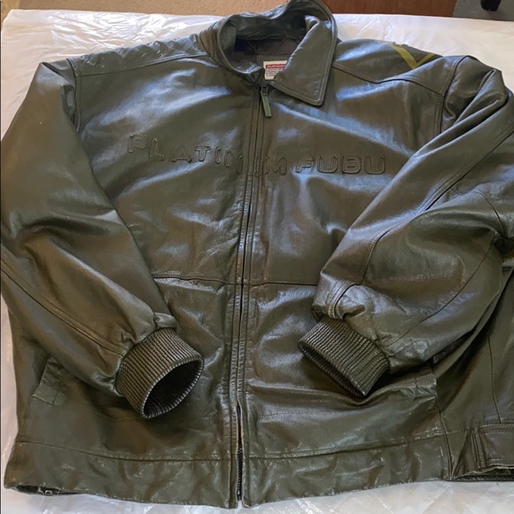 FUBU | Jackets & Coats | Fubu Platinum Leather Jackets | Poshmark